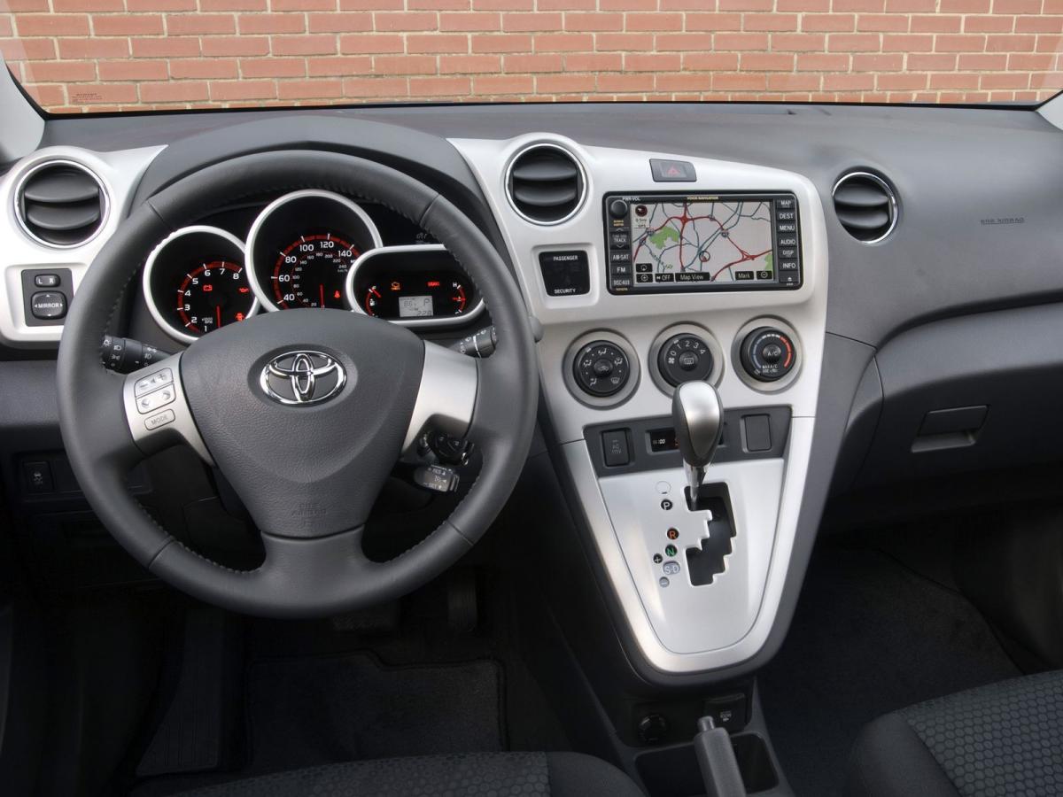 Toyota Matrix technical specifications and fuel economy